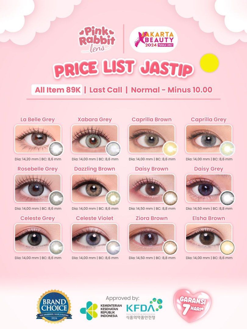 Pink Rabbit Lens - JASTIP Jakarta X Beauty (JXB) June 2024, Kesehatan ...