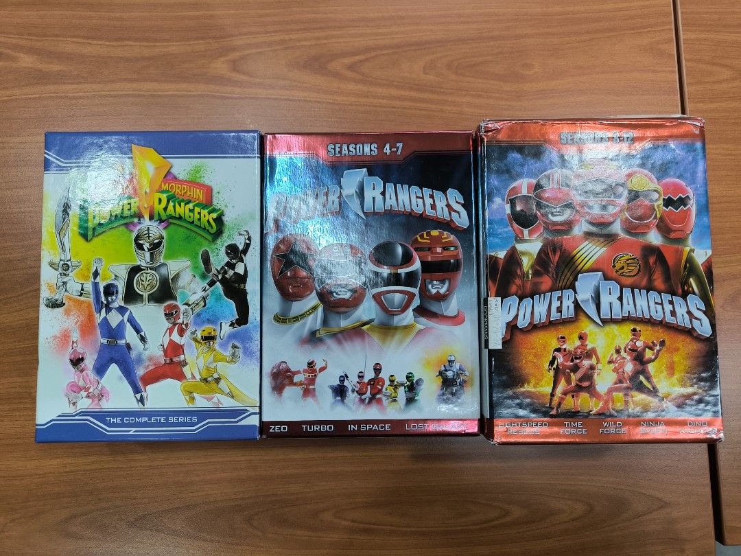 Power Rangers DVD Box Sets (Seasons 1 - 12 + movies) on Carousell