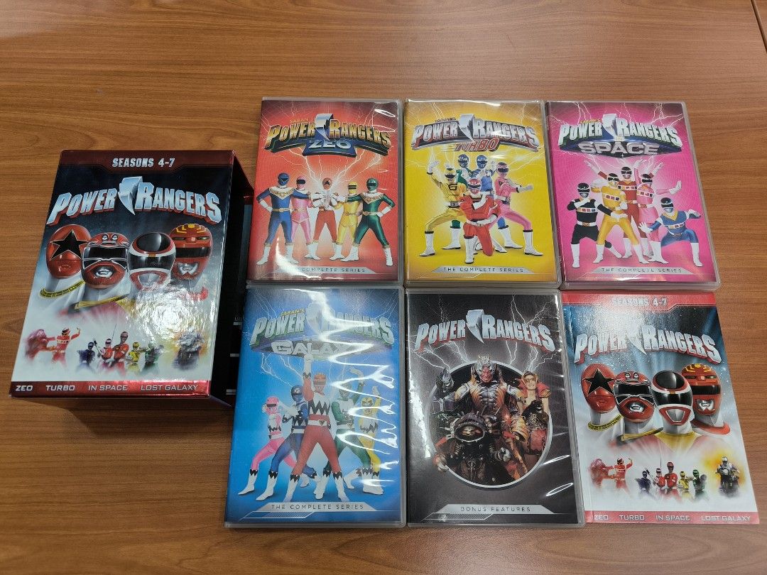 Power Rangers DVD Box Sets (Seasons 1 - 12 + movies) on Carousell