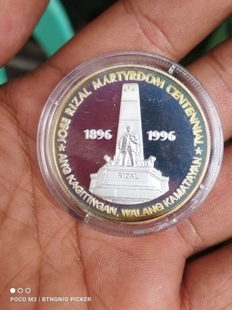 Proof 500 piso rizal rizal martyrdom complete with box and certificate ...