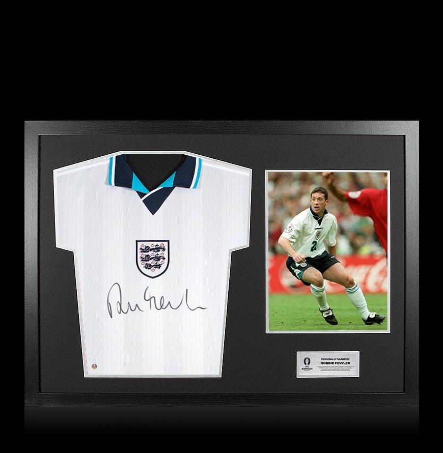 Robbie Fowler Official UEFA EURO 2024 Front Signed and Hero Framed ...