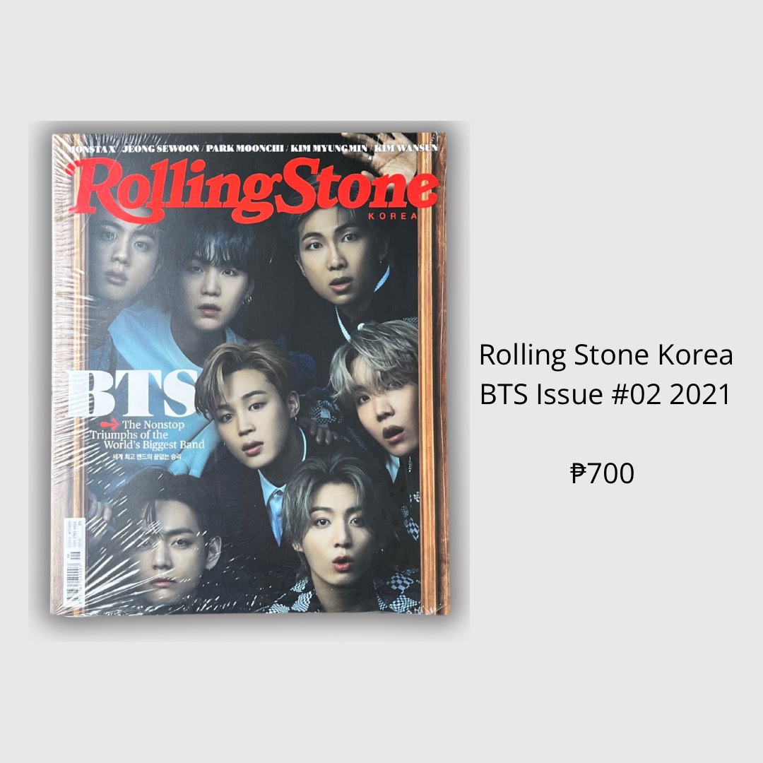 Rolling Stone Korea BTS 2021, Hobbies & Toys, Books & Magazines ...