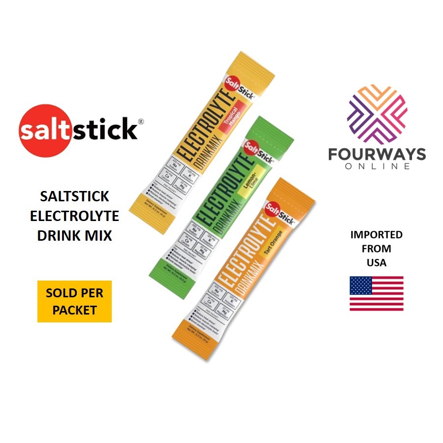 SaltStick Electrolyte Drink Mix (Sold Per Packet of 6.5g), Food ...