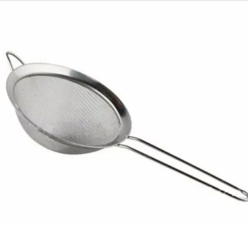 Saringan stenless steel ukuran 22 cm saringan untuk jus buah.kopi .teh ...