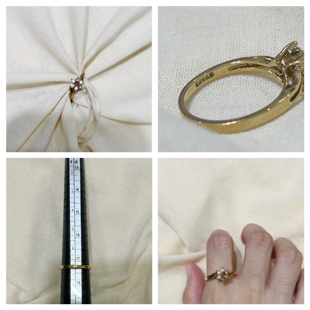 Savas Flower Ring, Women's Fashion, Jewelry & Organizers, Rings on ...