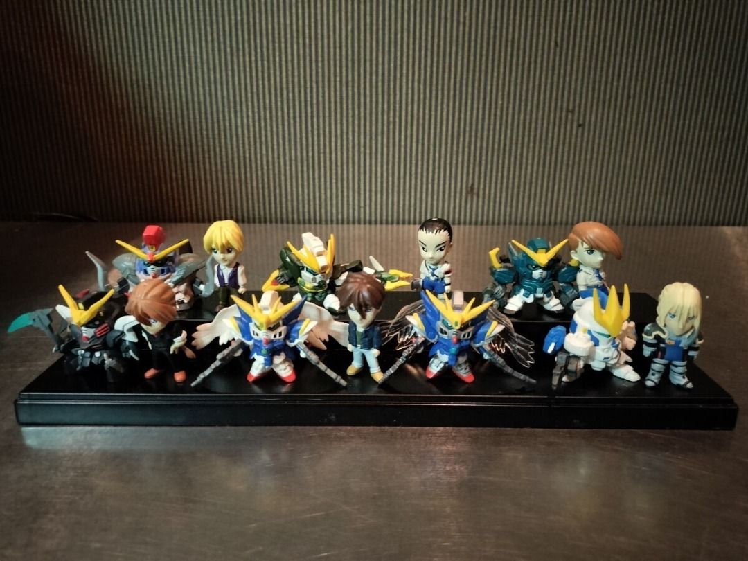 [Complete SET of 13] Vintage SD Gundam Wing EW Mini Figure Set (Wing ...