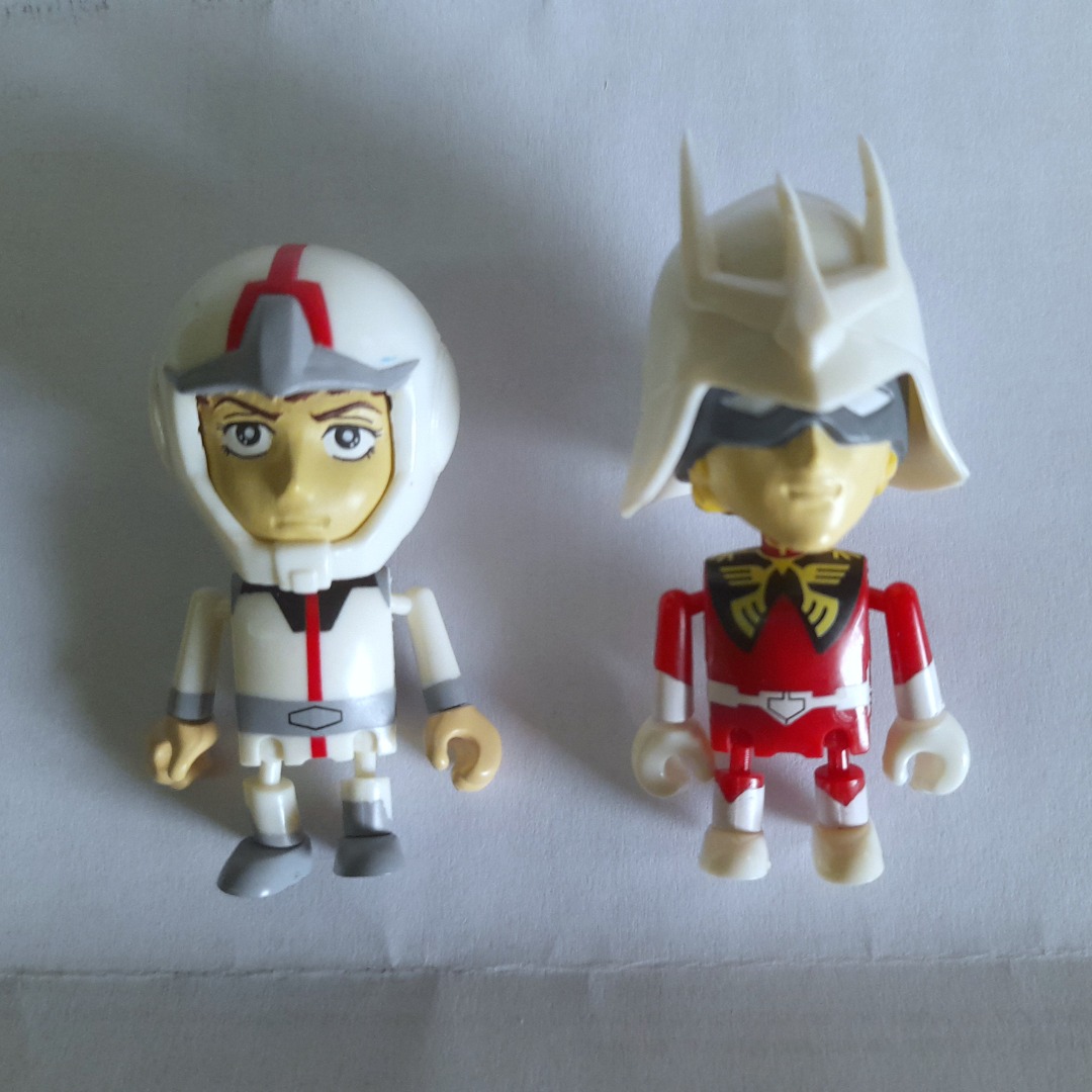 (SET of 2) Amuro Ray & Char Aznable Figure Set [RX-78-2 Gundam/MS-06S ...