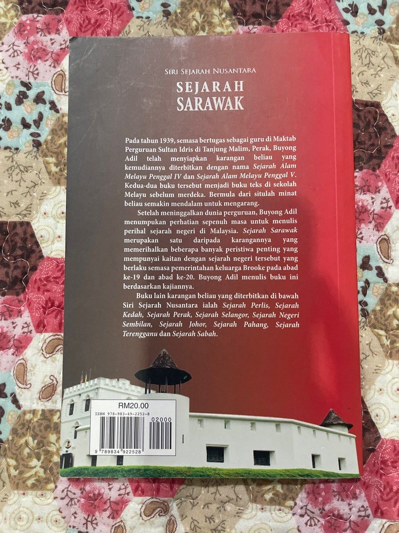 SJHK SEJARAH SARAWAK BUKU IPG, Hobbies & Toys, Books & Magazines ...