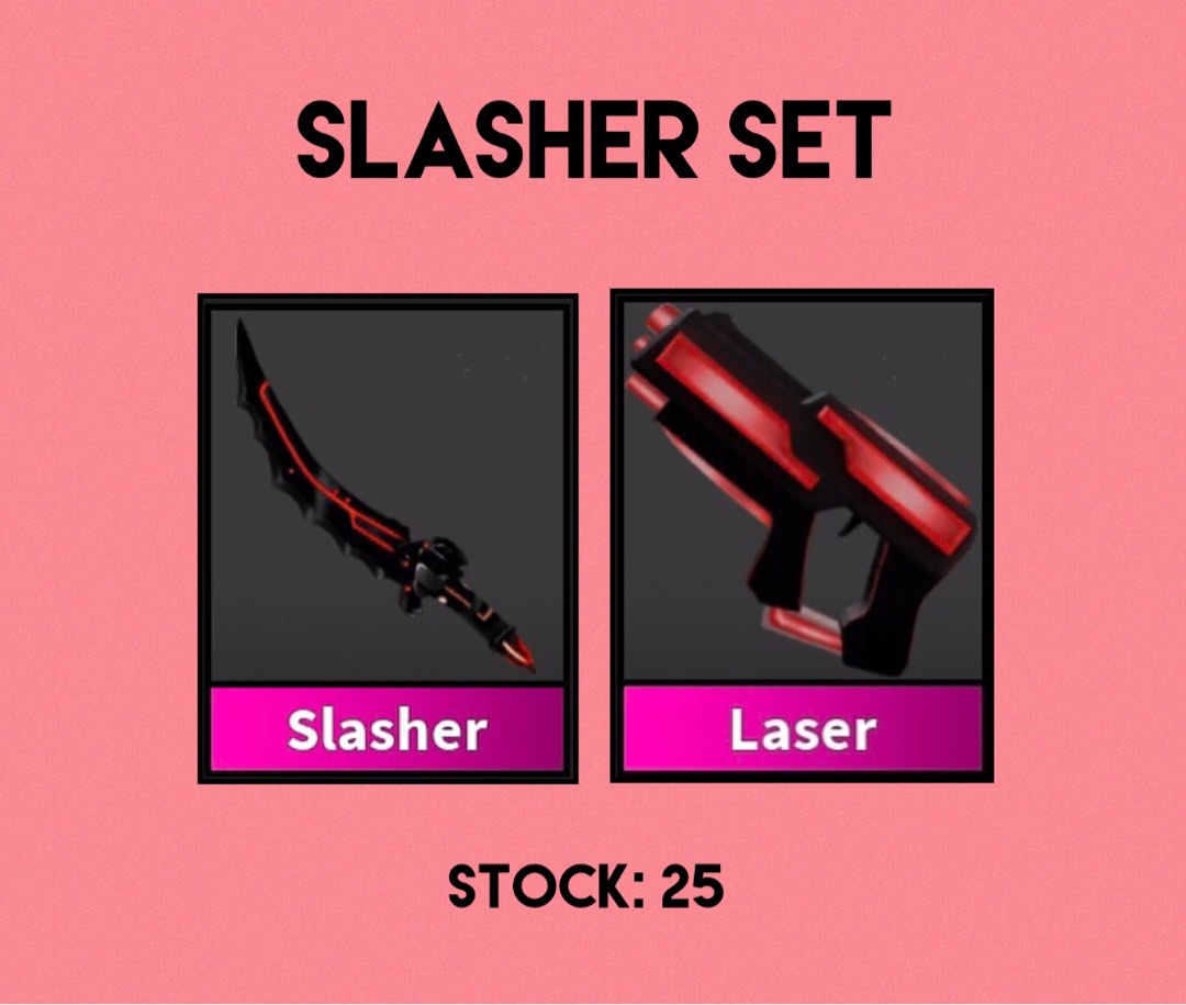 Slasher Set | MM2 Game (READ DESC), Video Gaming, Gaming Accessories, In-Game Products on Carousell