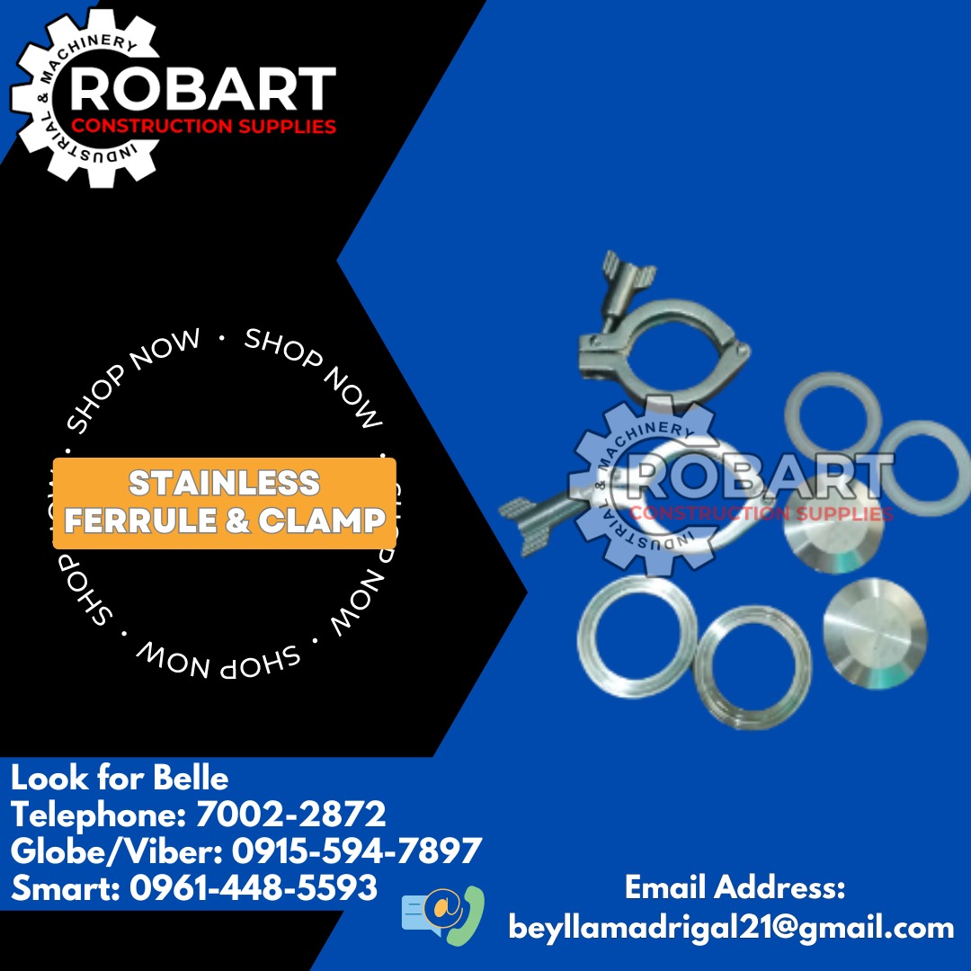 Stainless Ferrule & Clamp, Commercial & Industrial, Construction Tools ...