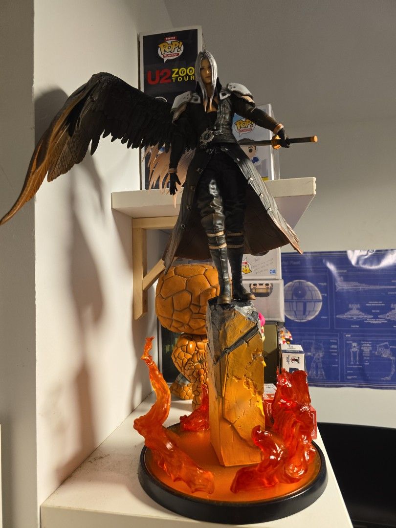 Static arts sephiroth final fantasy 7 vii ffvii ff7 statue, Hobbies ...