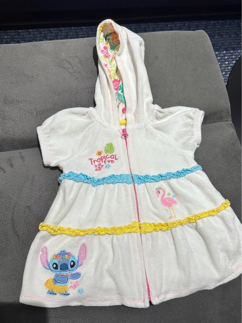 Stitch Bath Robe, Babies & Kids, Babies & Kids Fashion on Carousell