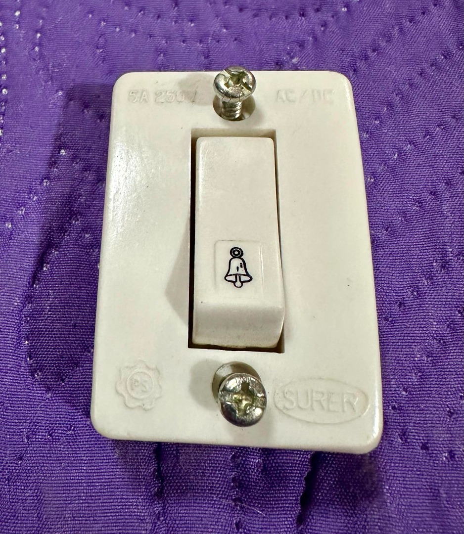 Surer Doorbell Switch, Furniture & Home Living, Security & Locks ...