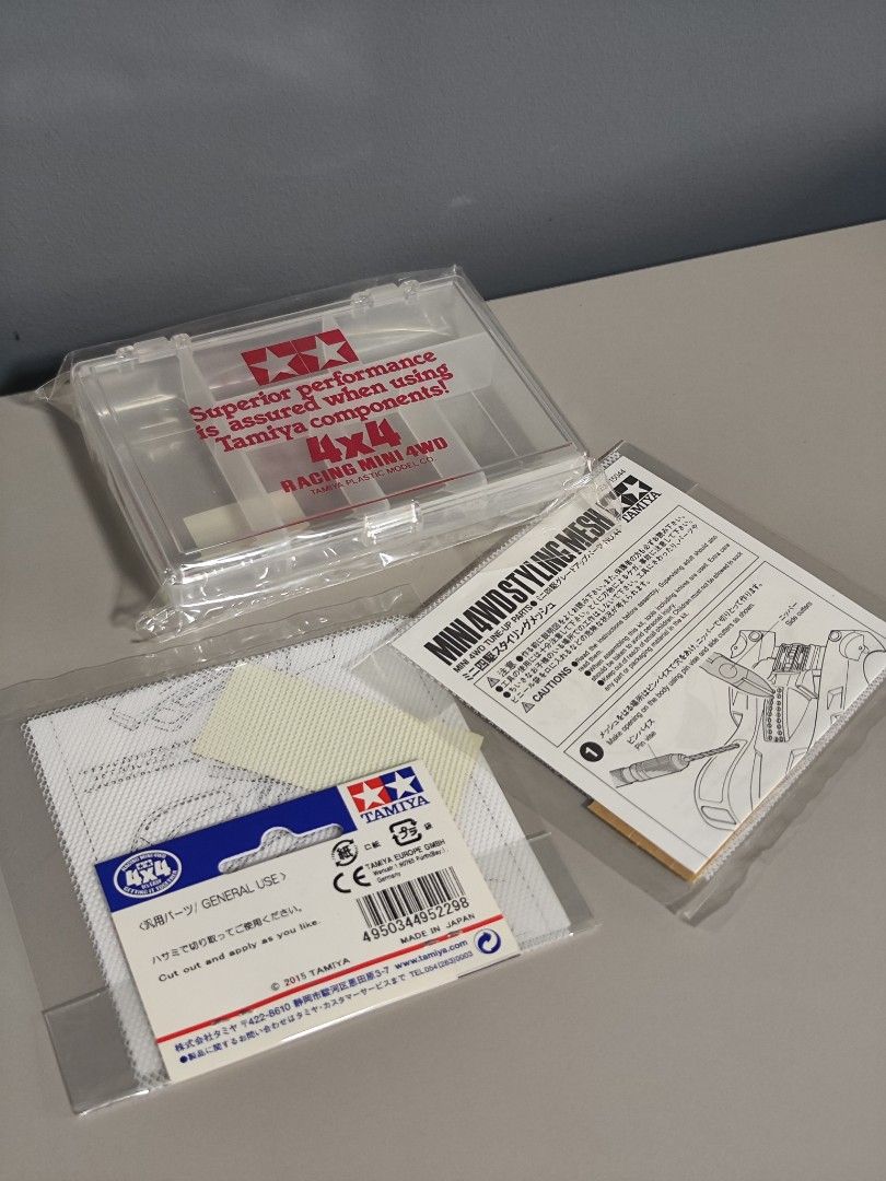 Tamiya Mini 4wd Styling Mesh & Parts Case, Hobbies & Toys, Toys & Games ...