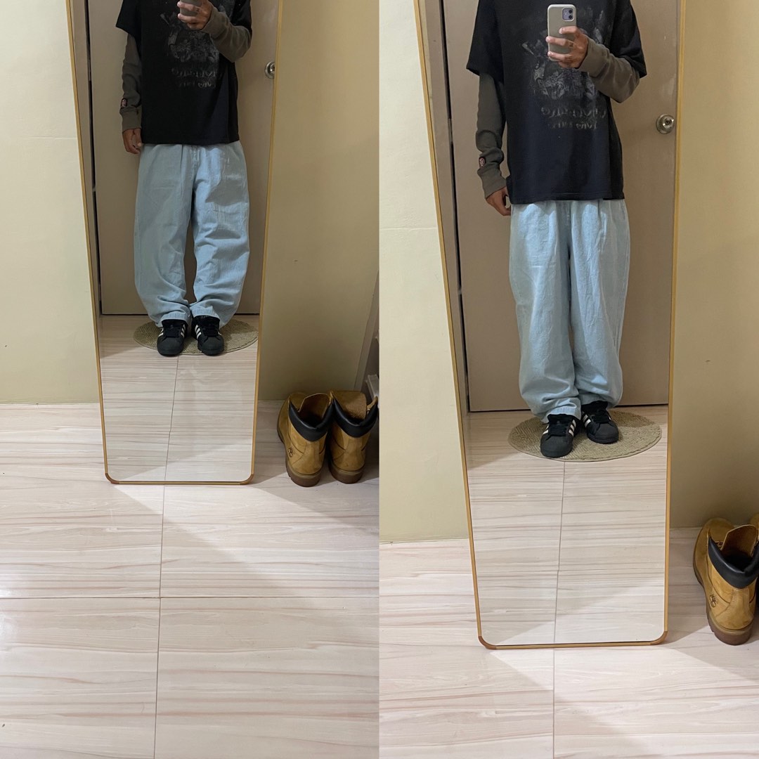 Ultrawide Balloon Baggy Beno 10oz, Men's Fashion, Bottoms, Jeans on Carousell