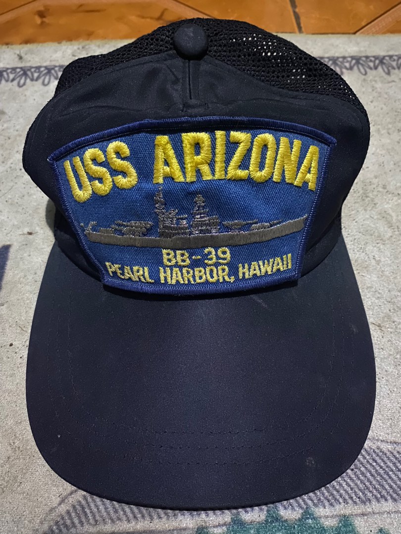 USS Arizona Net Cap, Men's Fashion, Watches & Accessories, Caps & Hats ...