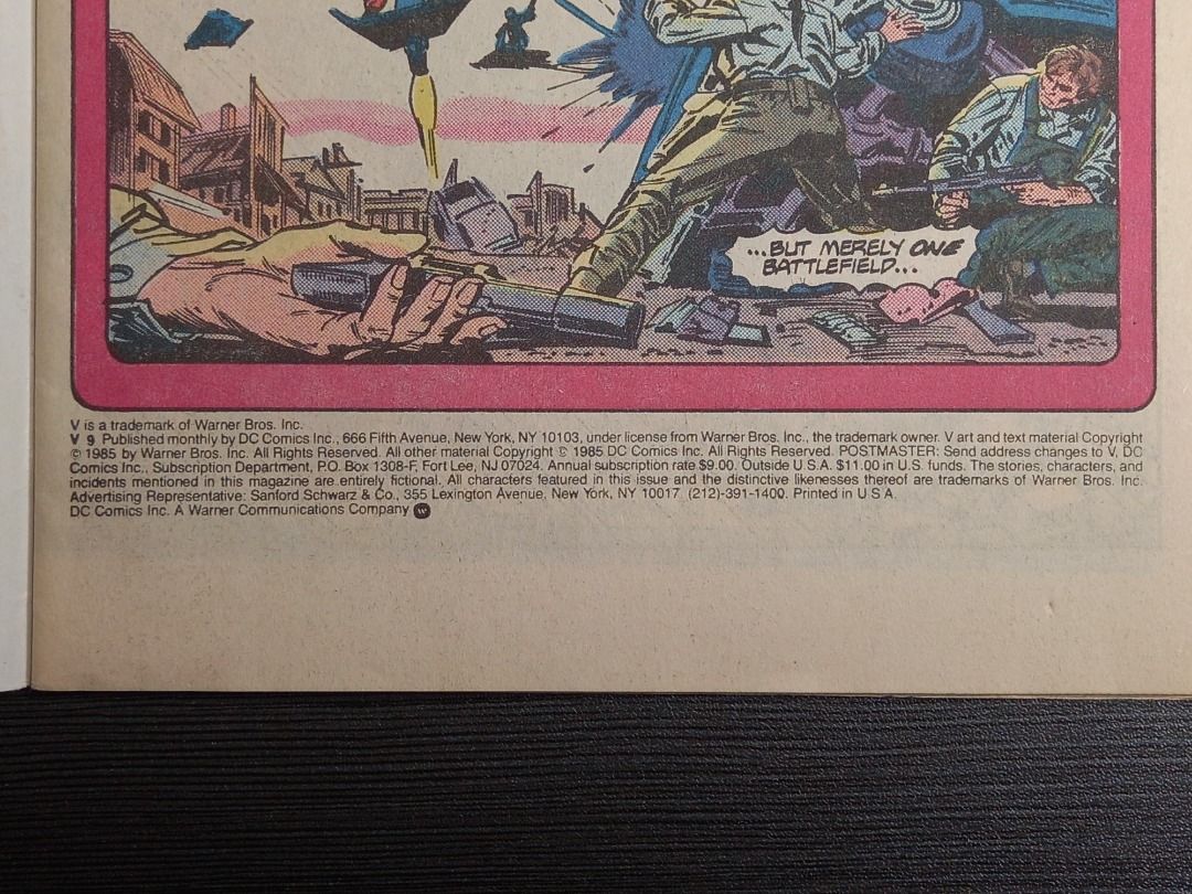 V Sci-Fi TV Series Comic Book #9 DC Comics 1985, Hobbies & Toys, Books ...