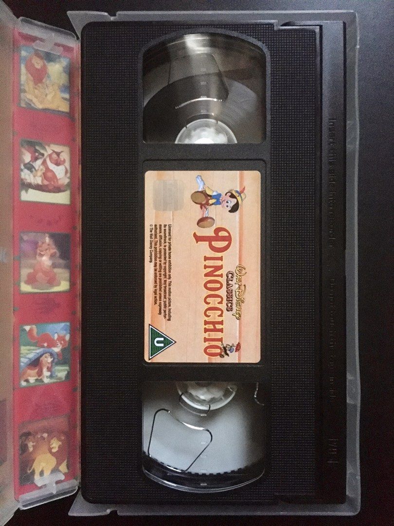 VHS - Pinocchio (1940) (Disney Classic VHS Tape / Video Tape), Hobbies ...