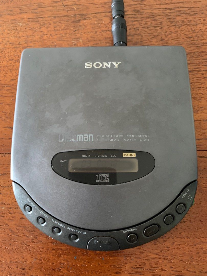 Vintage Sony D-311 Discman, Audio, Portable Music Players on Carousell
