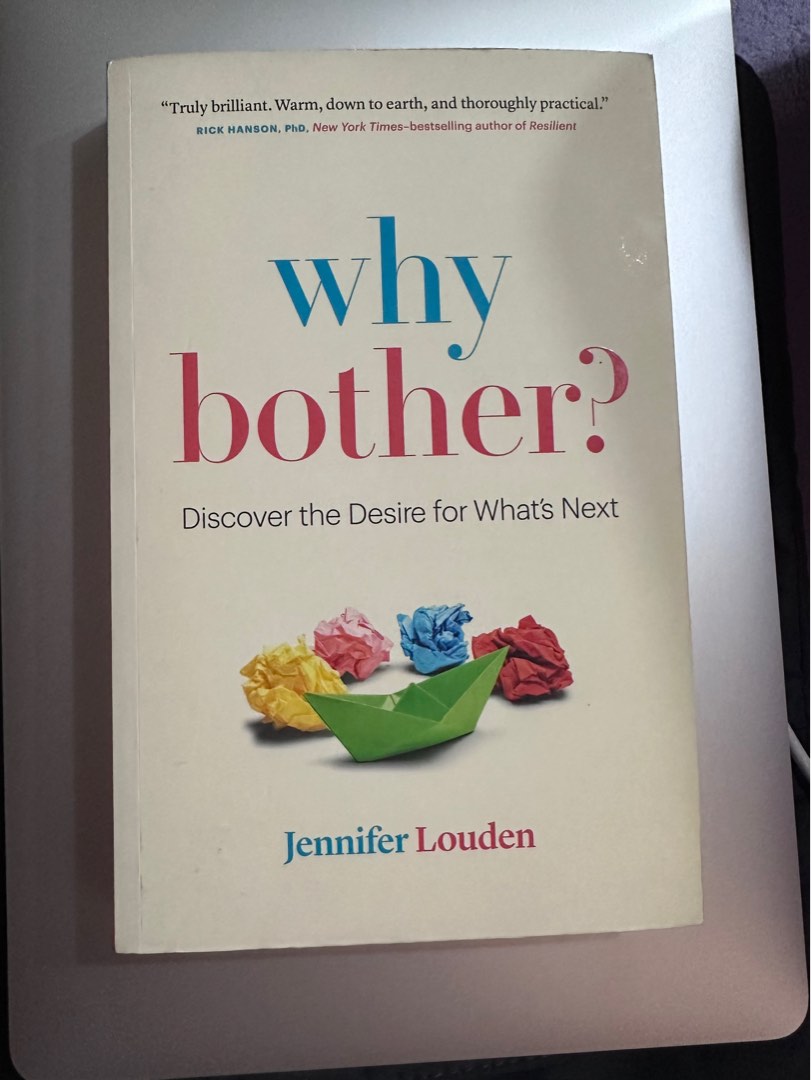 Why bother? By jennifer louden, Hobbies & Toys, Books & Magazines ...