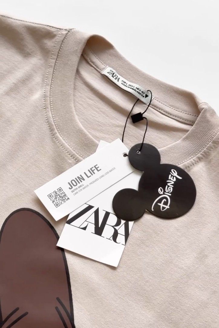 ZARA Disney Cartoon Collections, Fesyen Wanita, Pakaian Wanita, Atasan ...