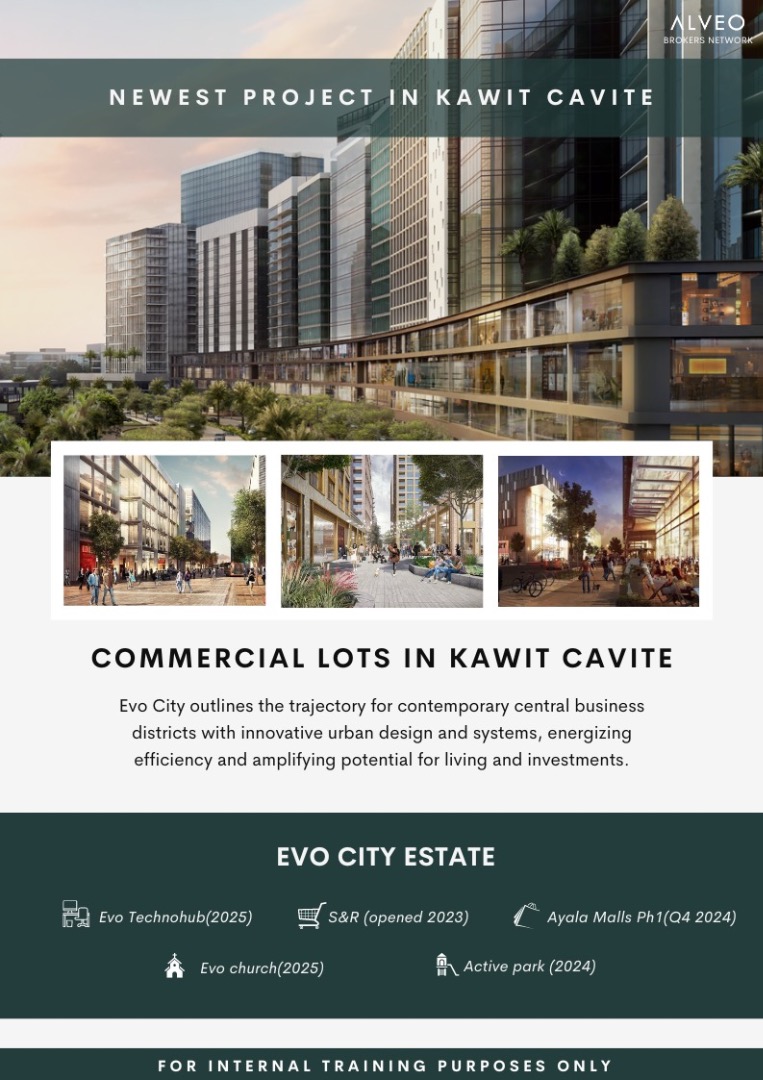 1,000 to 1,500 sqm. Commercial Lot in Innovation Drive, Evo city Kawit ...
