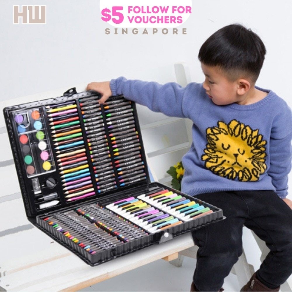 150 Piece Art Set Crafts Drawing kit for Kids, Art Painting Includes ...