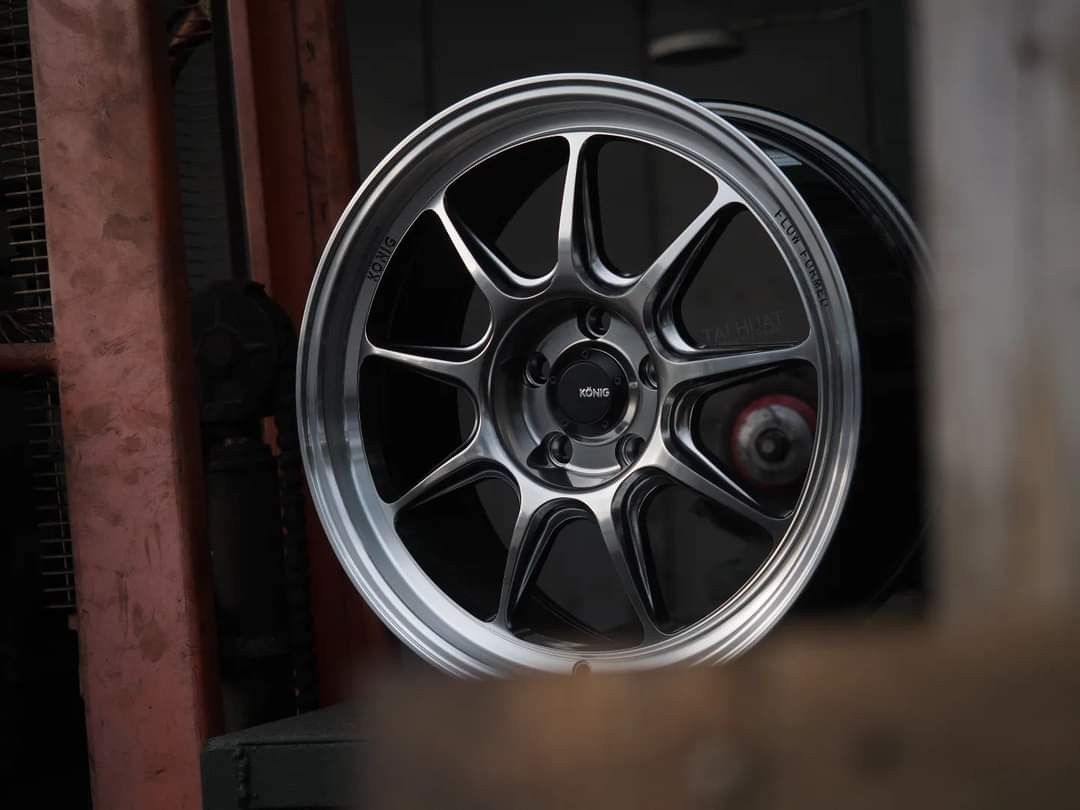 15" 18" Konig Countergram Flow Formed 5x114.3 4x100 5x120 rims, Car ...