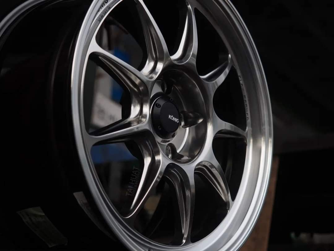 15" 18" Konig Countergram Flow Formed 5x114.3 4x100 5x120 rims, Car ...