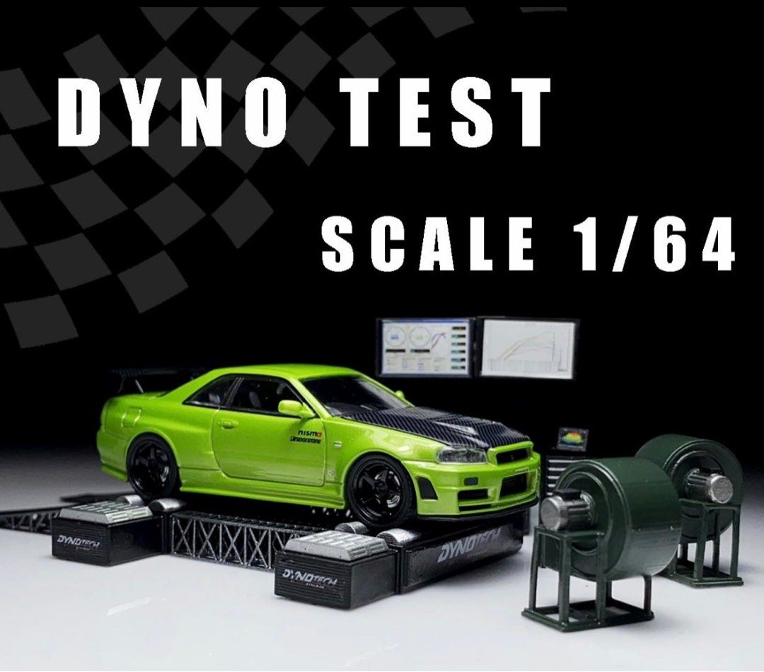 1/64 Car Dyno Test Machine, Hobbies & Toys, Toys & Games on Carousell