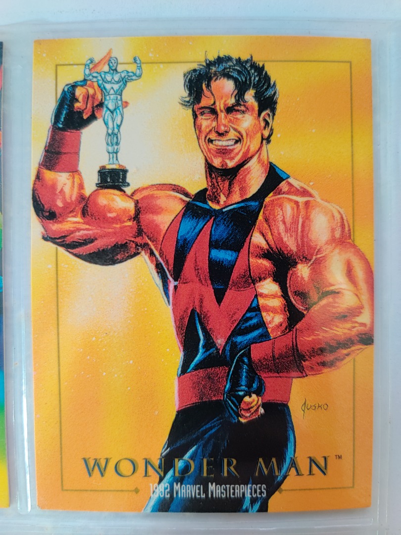 1992 SkyBox Marvel Masterpieces Wonder Man, Hobbies & Toys, Memorabilia ...
