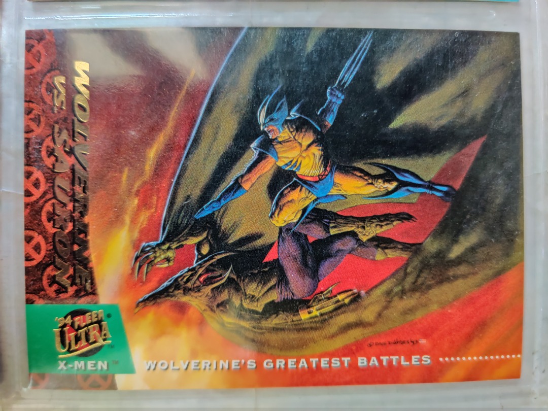 1994 Fleer Ultra X-Men Wolverine's Greatest Battles Wolverine VS ...