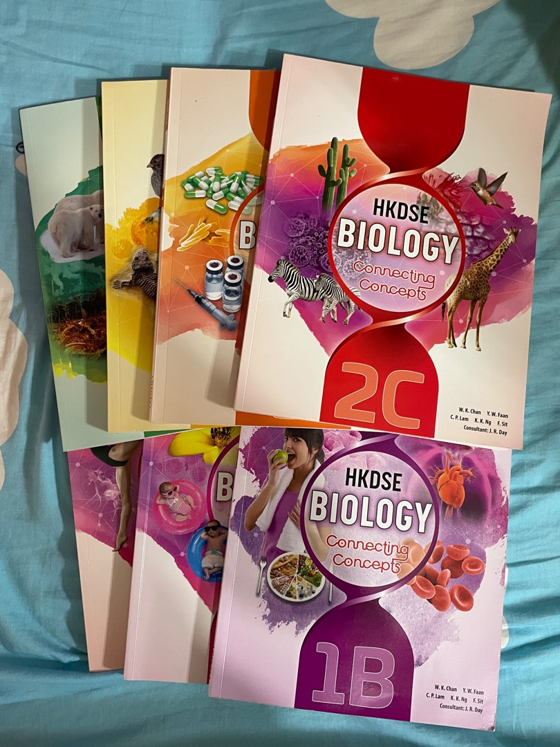 ‼️99%新未用過 HKDSE Biology Connecting Concepts 1B 2A 2B 2C 3 4 6, 興趣及遊戲 ...