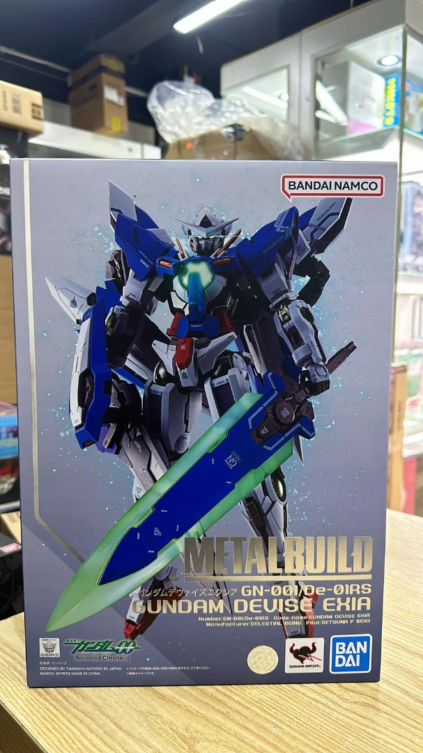 sold 全新 Bandai Metal Build 00 Devise Exia Gundam Devise Exia GN-001 De-01RS 00 高達 機動戰士, 興趣及遊戲 ...