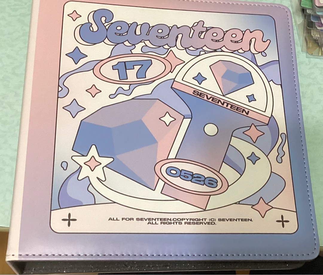 放 seventeen屬性飯制四宮格卡冊, 興趣及遊戲, 收藏品及紀念品, 韓流 - Carousell