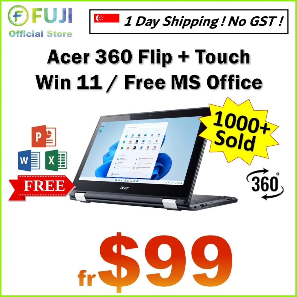Acer 360 Touch Screen Laptop / HP 14 Inch SSD Laptop / Lenovo Laptop ...