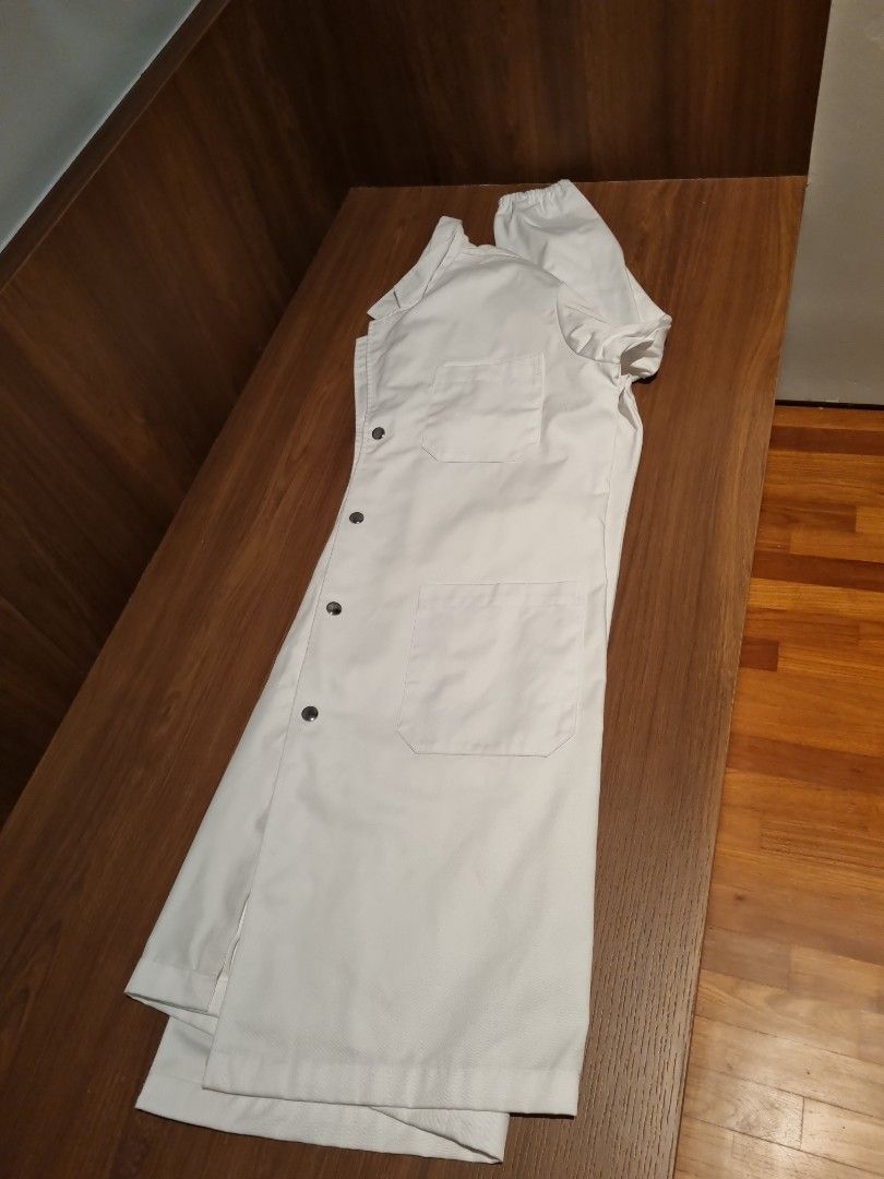 ACS acsi school science lab coat white uniform Bibi Baba, Men's Fashion ...