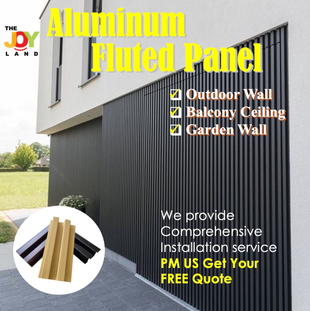 [OUTDOOR FLUTED PANEL] Wall Decor Wall Revamp Fluted Panel DIY Outdoor ...