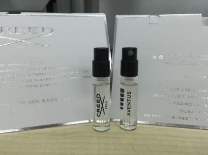 AUTHENTIC CREED SET Aventus Set Cologne & EDP Mini Vial Set 4mL Eau de ...