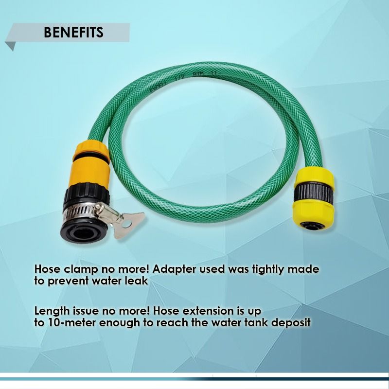 AUTOMATIC WASHING MACHINE/ GARDEN HOSE EXTENSION, UNIVERSAL TAP ADAPTER ...
