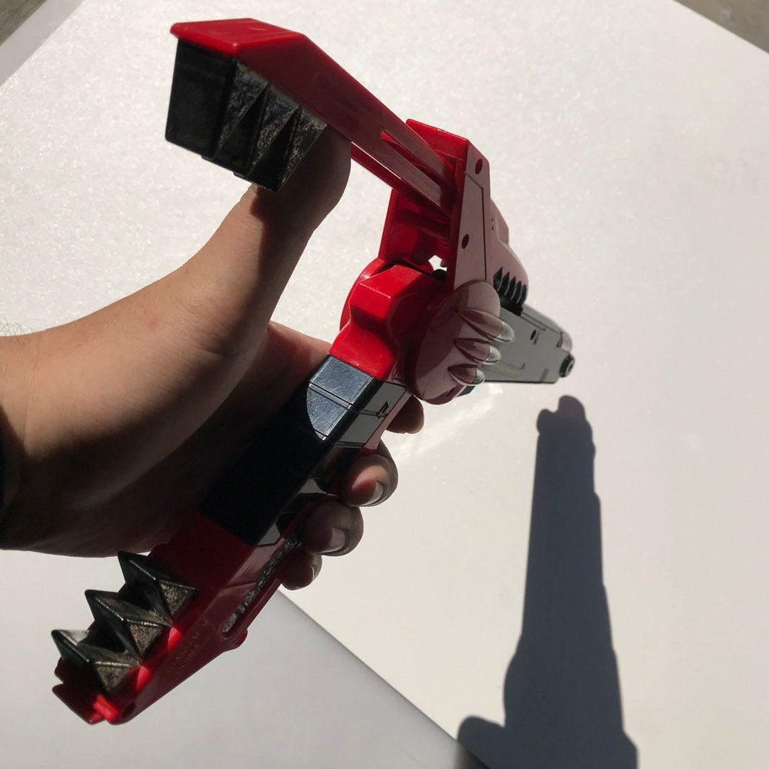 Bandai 1991 Vintage 1991 Mighty Morphin Power Rangers Red BLADE BLASTER ...