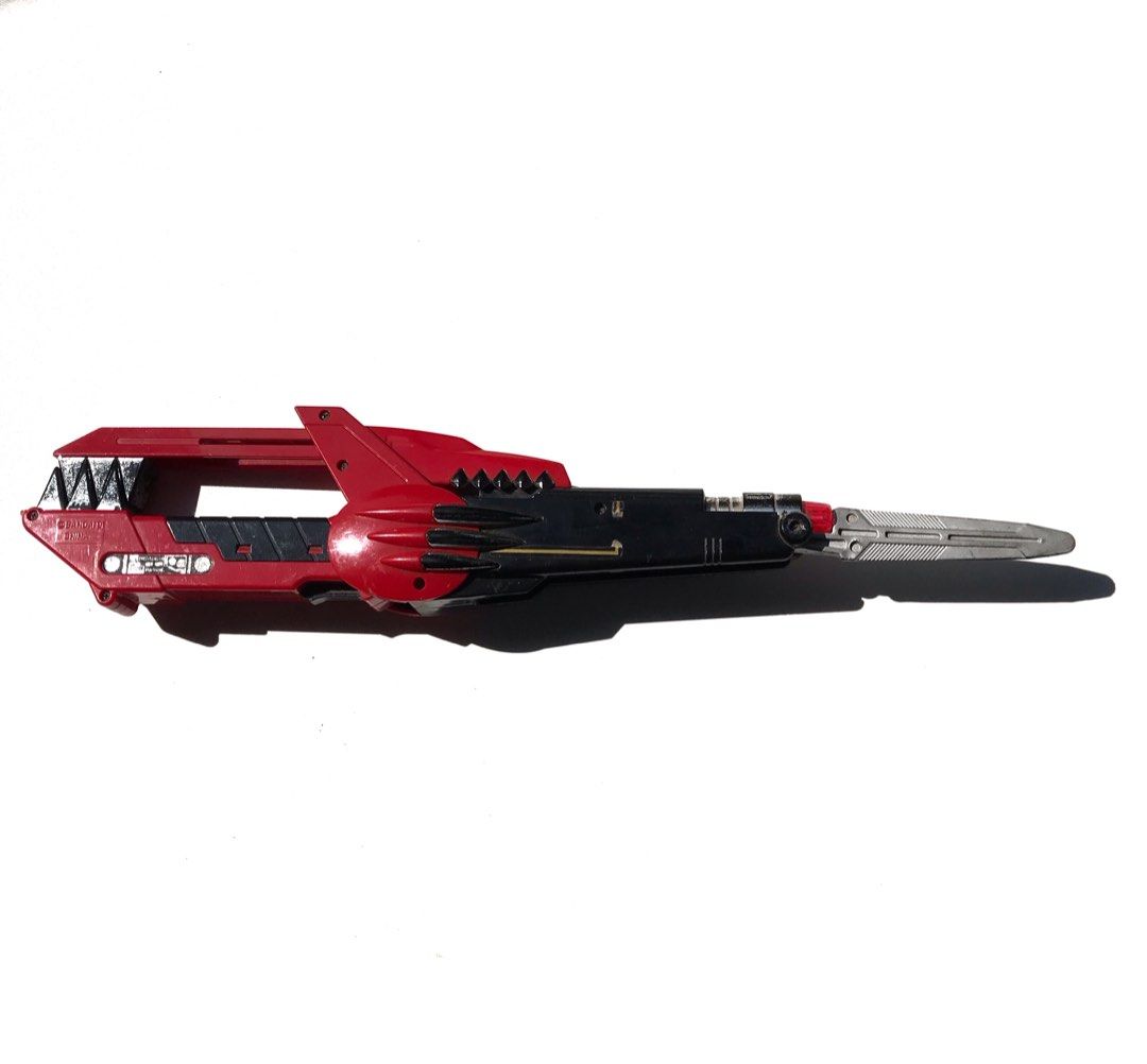 Bandai 1991 Vintage 1991 Mighty Morphin Power Rangers Red BLADE BLASTER ...