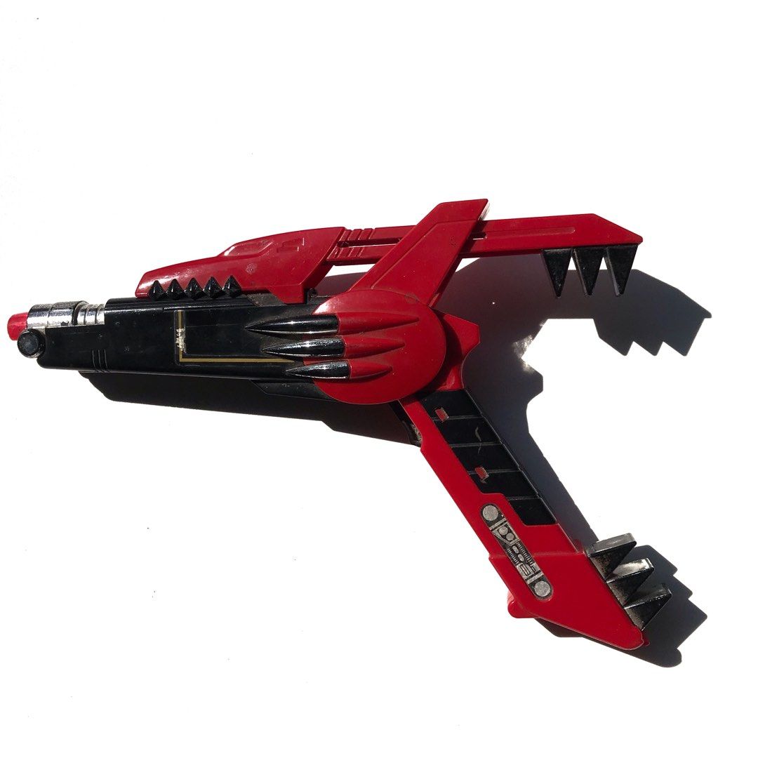 Bandai 1991 Vintage 1991 Mighty Morphin Power Rangers Red BLADE BLASTER ...