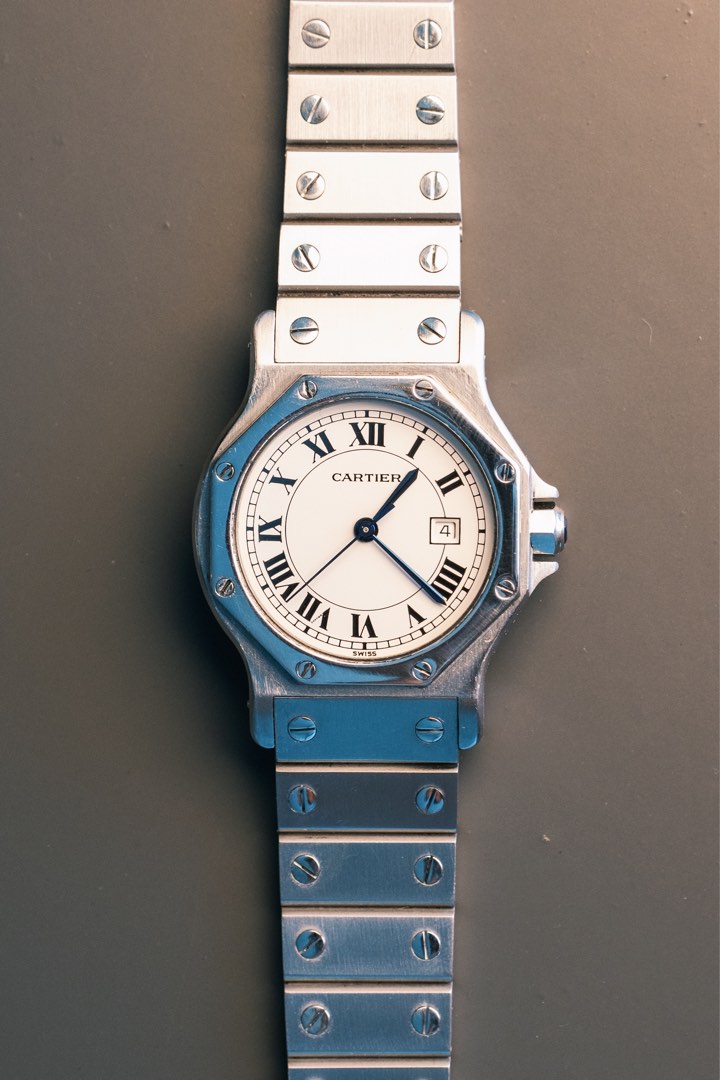 Cartier Octagon 2965 Large Size, Luxury, Watches on Carousell