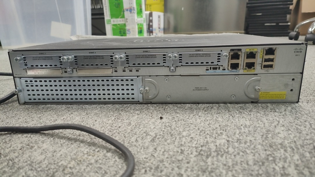 Cisco C2911/K9 Router, Computers & Tech, Parts & Accessories ...