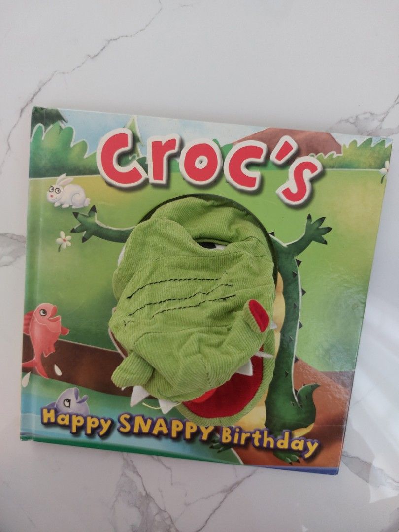 Croc's Snappy Birthday Puppet Book Buku Impor Inggris, Buku & Alat ...