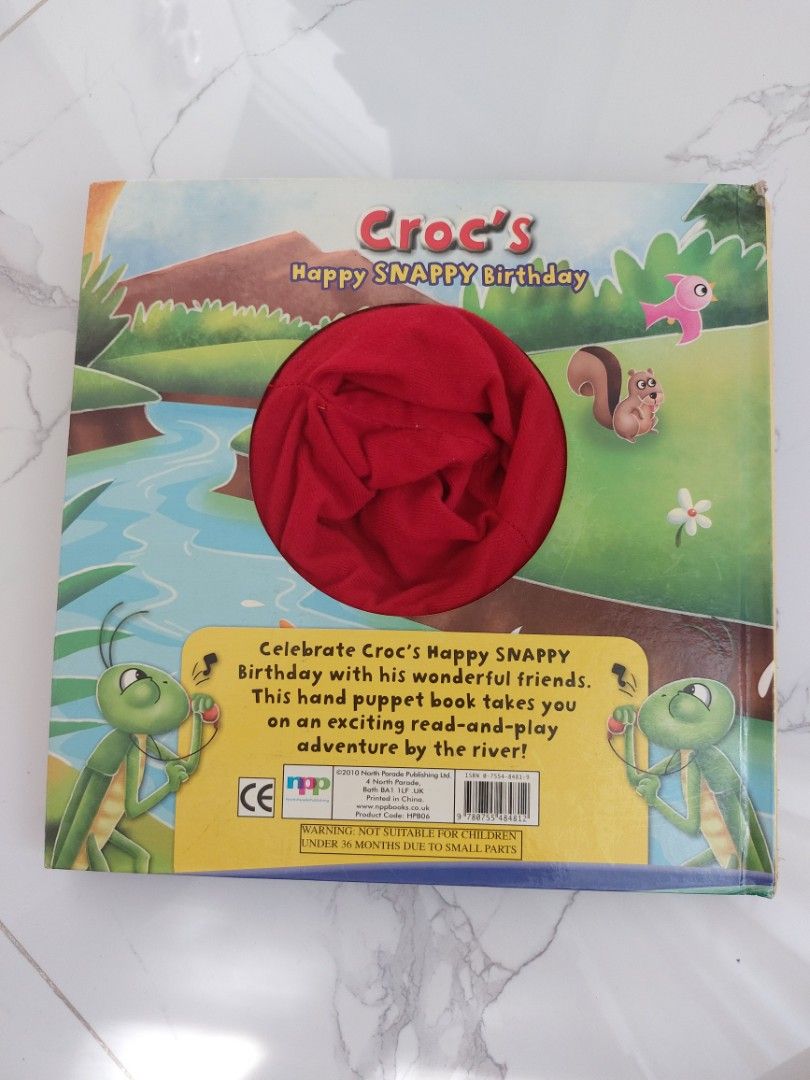 Croc's Snappy Birthday Puppet Book Buku Impor Inggris, Buku & Alat ...