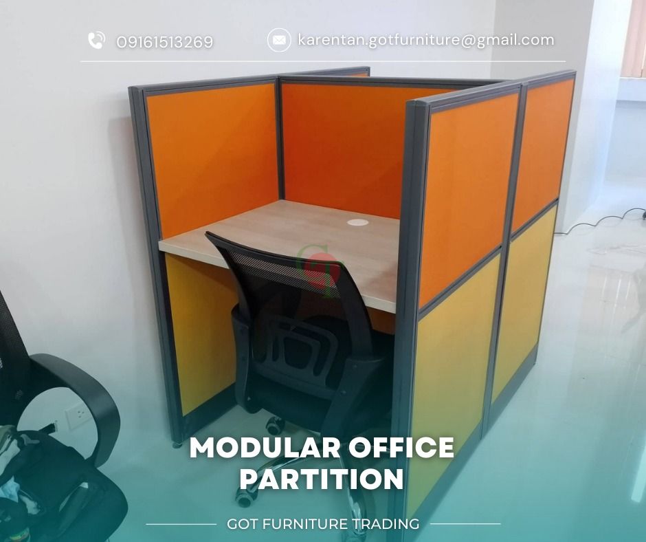 Customized Office Partition | Workstations | Office Table., Furniture & Home Living, Office ...