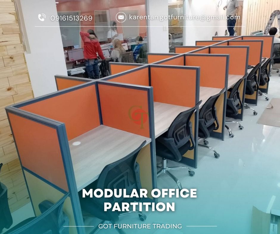 Customized Office Partition | Workstations | Office Table., Furniture & Home Living, Office ...