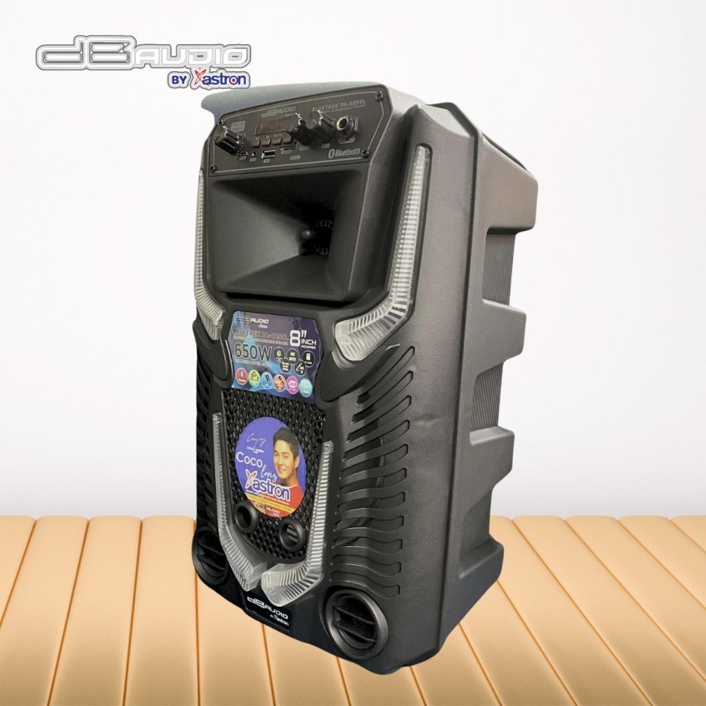 DBaudio 8"inch Bluetrek PA-0899L 650W Wireless Bluetooth/FM Radio/USB ...